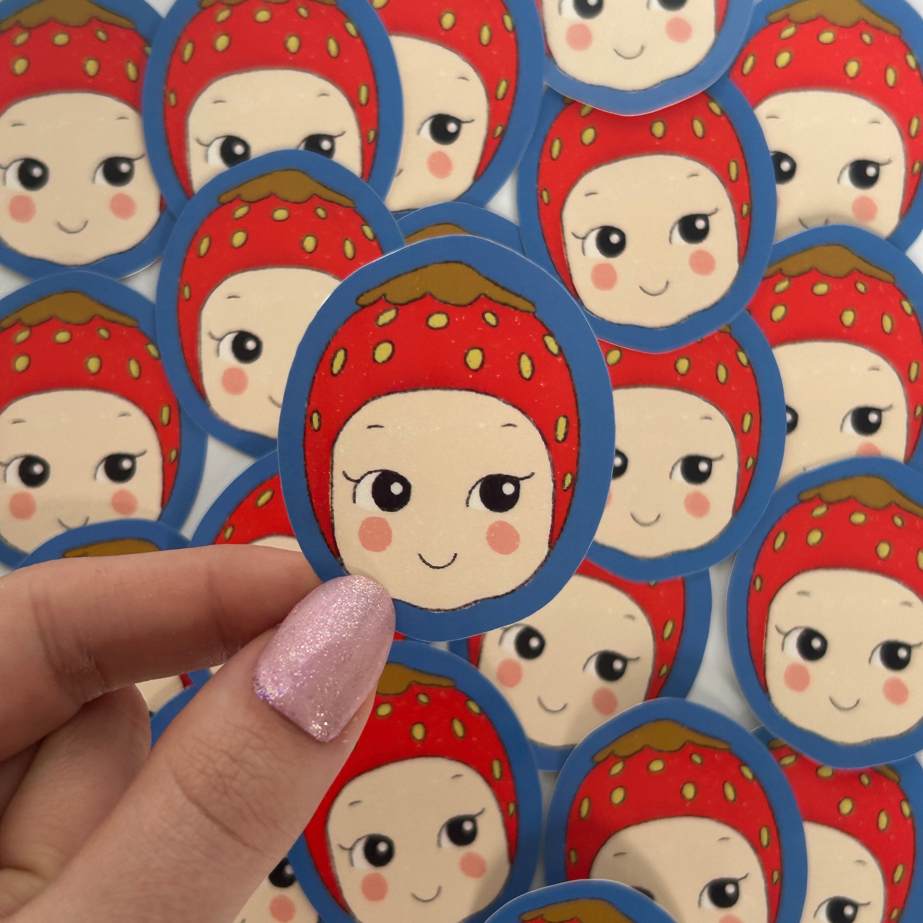 Sticker Baby Fraise – Nany Craft Shop